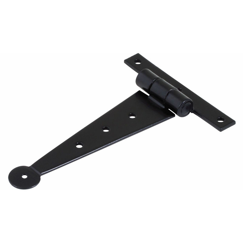 6" (152mm) Stonebridge Forge FB131 Black T (Tee) Strap Hinge for Doors