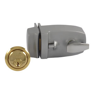 Legge 707 Silver/Brass Standard Stile Cylinder Rim Nightlatch Slam Lock ...