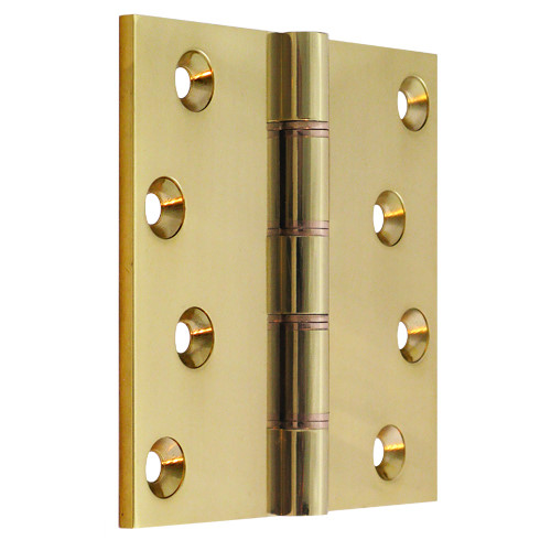 4" (100mm) Solid Drawn Brass DPBW Projection Butt Hinge for Doors ...