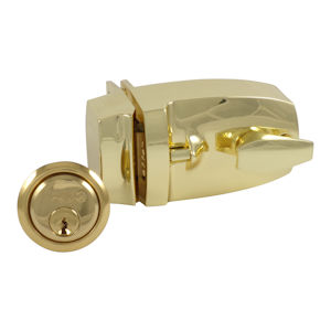 Legge 707 Silver/Brass Standard Stile Cylinder Rim Nightlatch Slam Lock ...